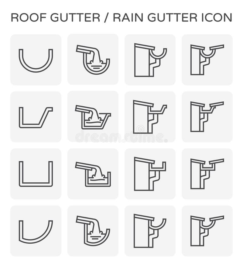 House Roof Gutters Stock Illustrations – 186 House Roof Gutters Stock ...