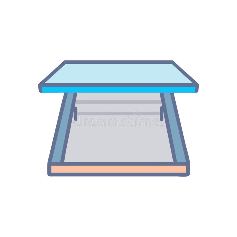 Roof Hatch Design for Secure Access Stock Vector - Illustration of icon ...