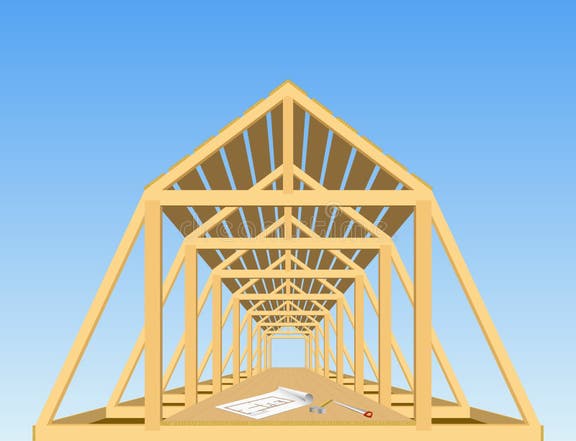 Roof Rafters Stock Illustrations – 594 Roof Rafters Stock Illustrations ...