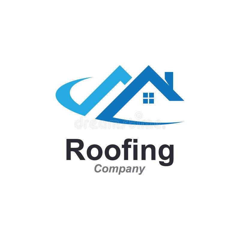 Roof House Icon Logo Vector. Stock Vector - Illustration of cottage ...