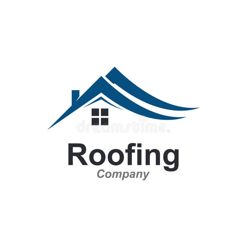 Roof House Icon Logo Vector. Stock Vector - Illustration of cottage ...