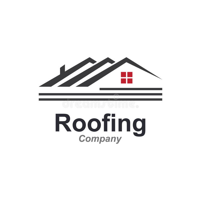 Roof House Icon Logo Vector. Stock Vector - Illustration of estate ...