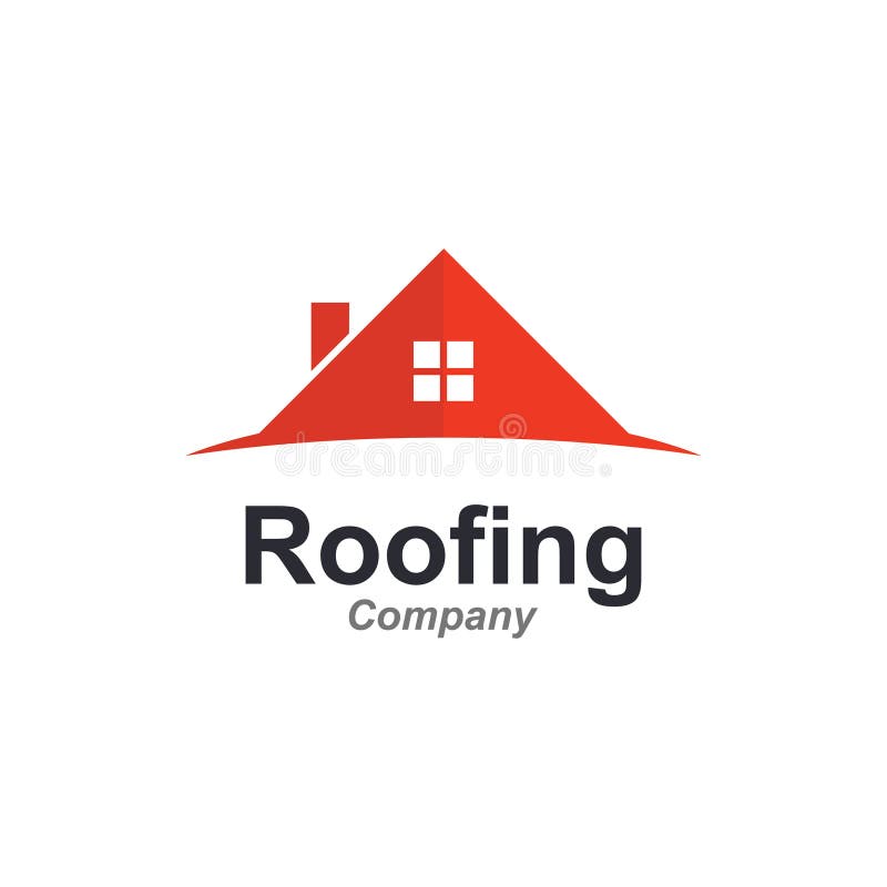 Roof House Icon Logo Vector. Stock Vector - Illustration of cottage ...