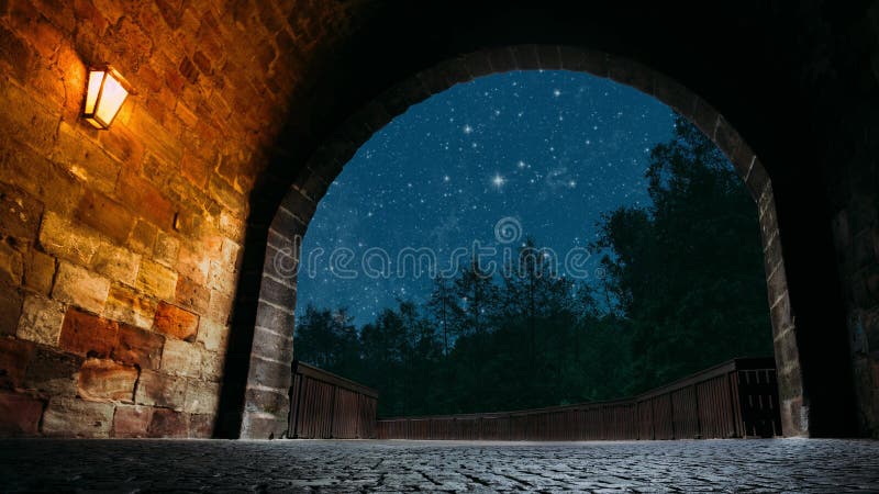 Roof of the House Under the Night Blue Sky Stock Photo - Image of dark ...