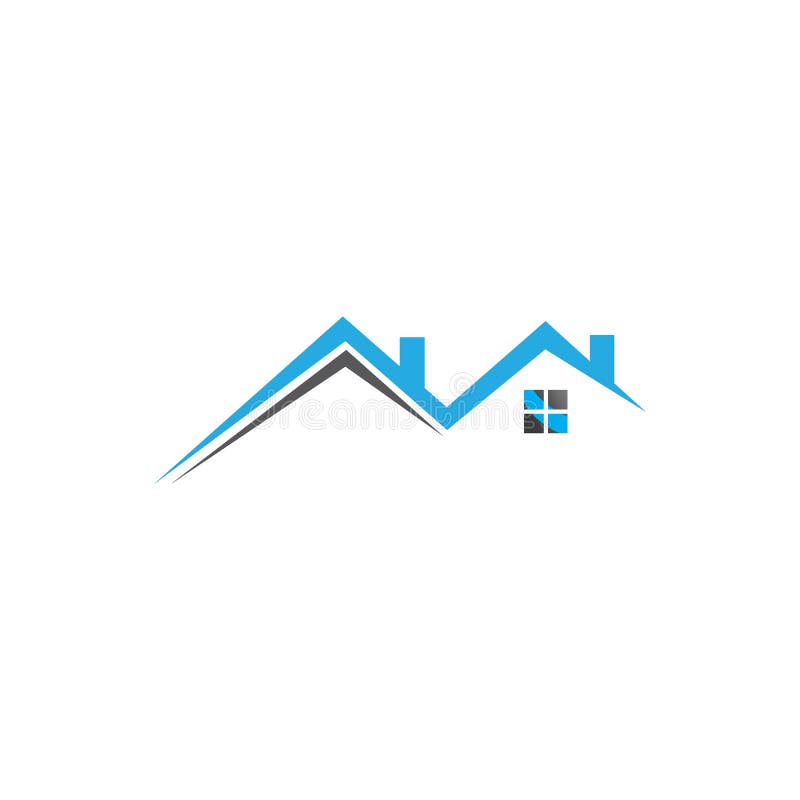 Roof Icon Logo Vector Design Stock Illustration - Illustration of home ...