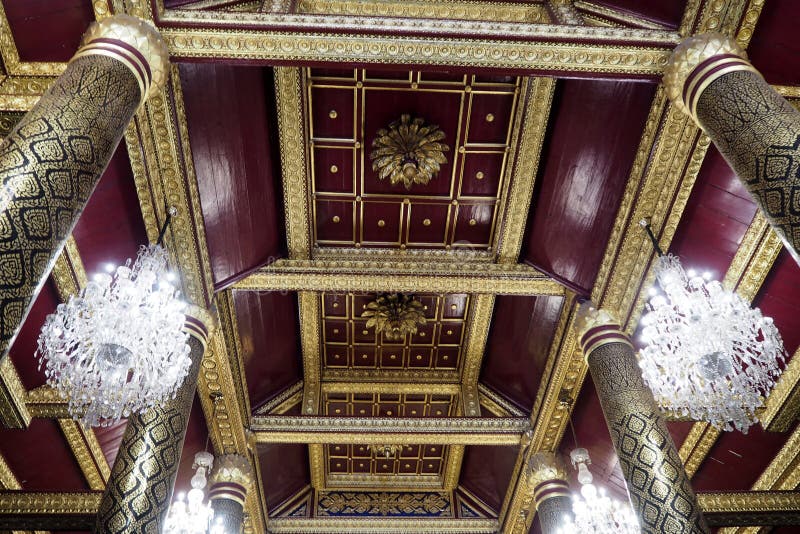 Roof Inside the Thai Temple Look Nice Stock Photo - Image of roof, look ...