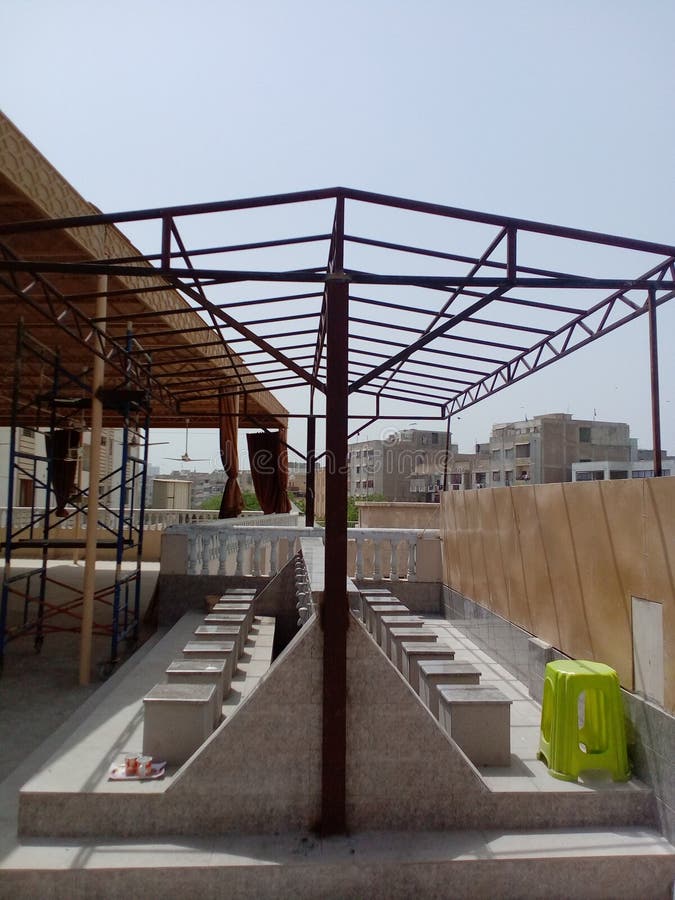 Roof stock image. Image of beautyfull, mosque, iron - 233185827