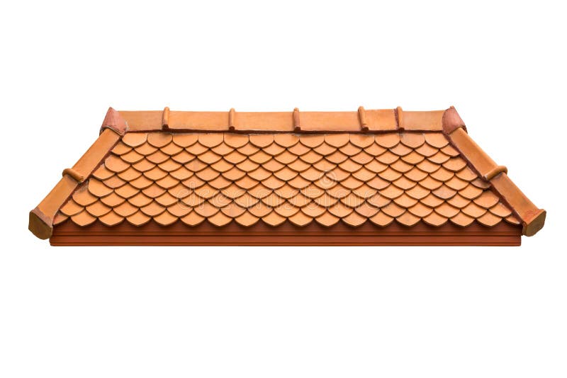 Roof on white background stock image. Image of modern - 77747441