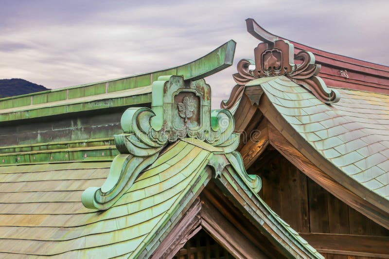 Roof of Japan shrine stock photo. Image of temple, curve - 56942508