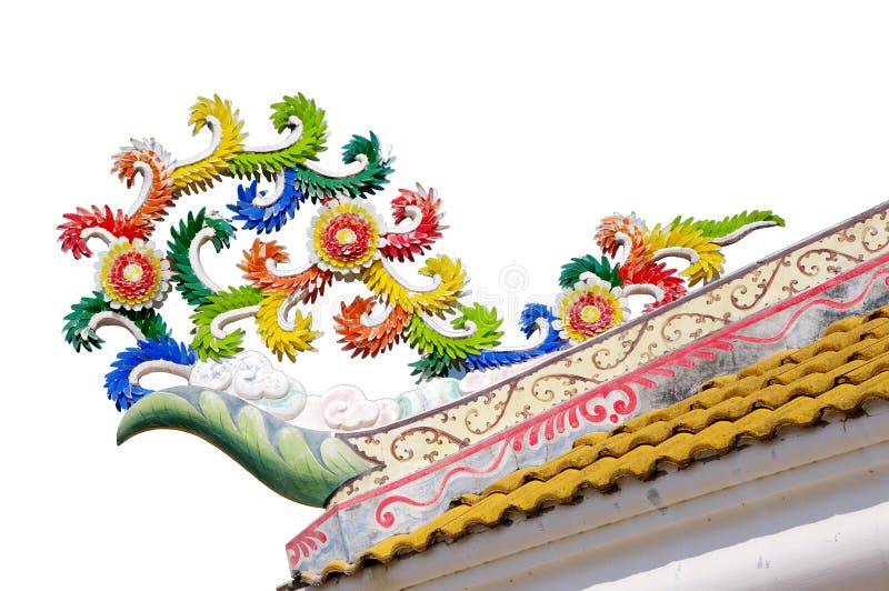 Roof of joss house stock image. Image of religion, style - 36081913