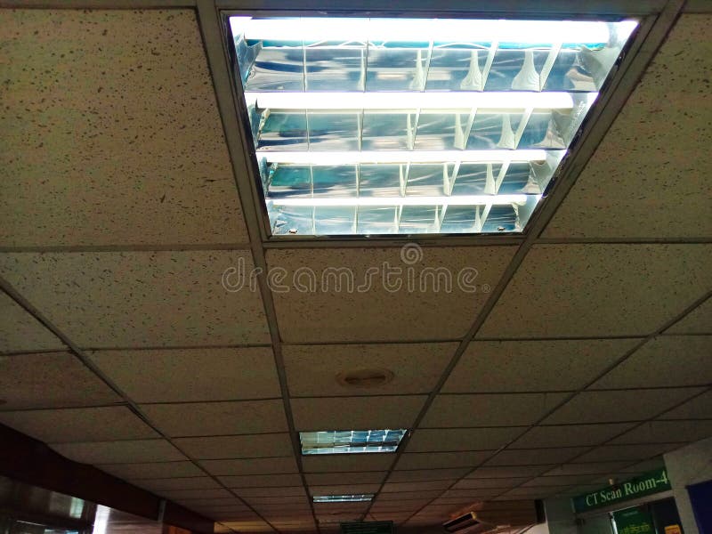 A roof light on sealing stock image. Image of hall, bright - 235052271