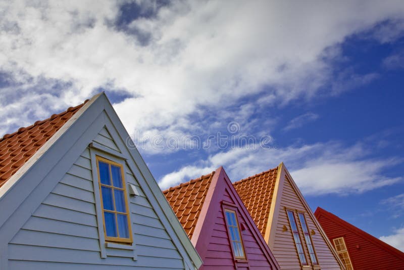 Roof Line stock image. Image of roof, blue, window, building - 7612335