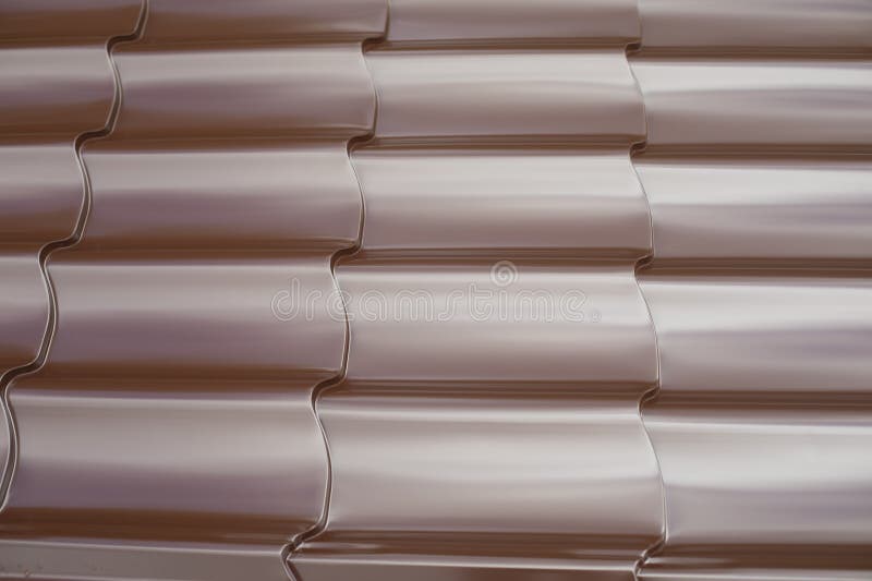 Roof material. Tile roof stock photo. Image of relief - 352998478