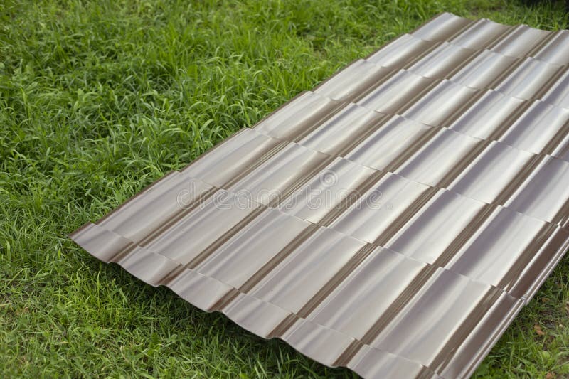 Roof material. Tile roof stock photo. Image of construct - 353588728