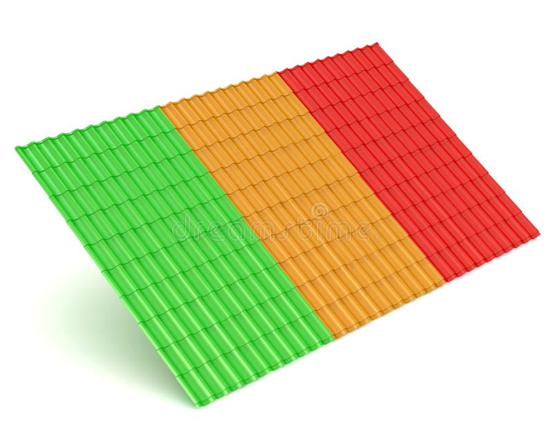 Red metal tile sheet stock illustration. Illustration of objects - 68967887