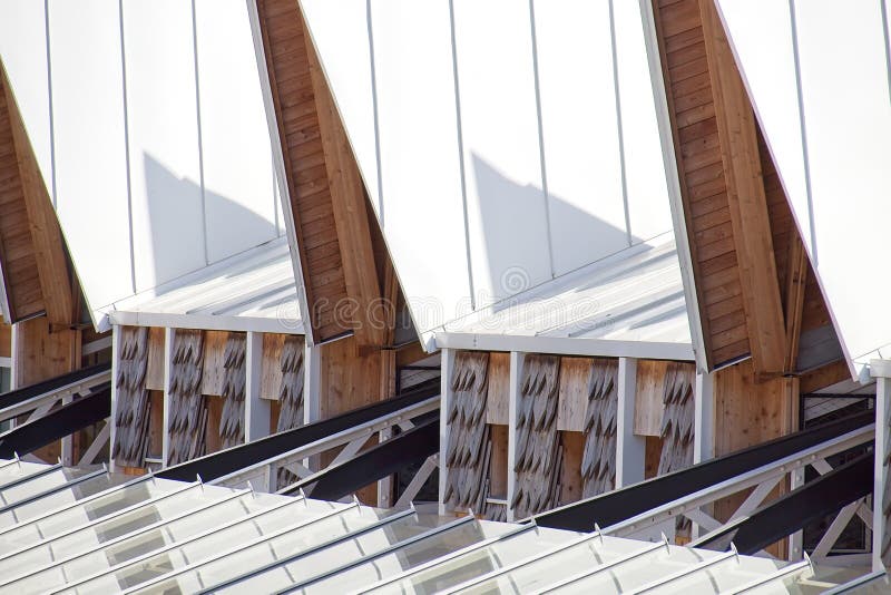 Roof of a modern building stock photo. Image of house - 247957268