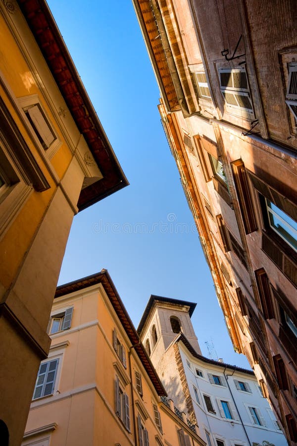 Roof of Rome, Italy. stock photo. Image of roman, perspective - 7794920
