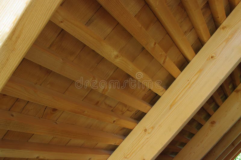 Roof s inside. stock image. Image of woods, pattern, exterior - 11022101