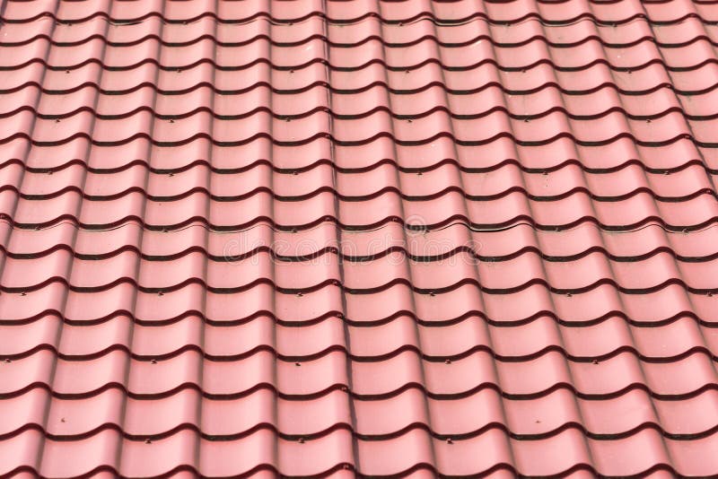 Italian red roof tiles stock image. Image of detail, pattern - 8265923