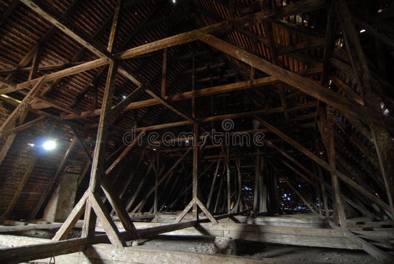 Roof structure stock photo. Image of beams, mansion, joints - 16140050