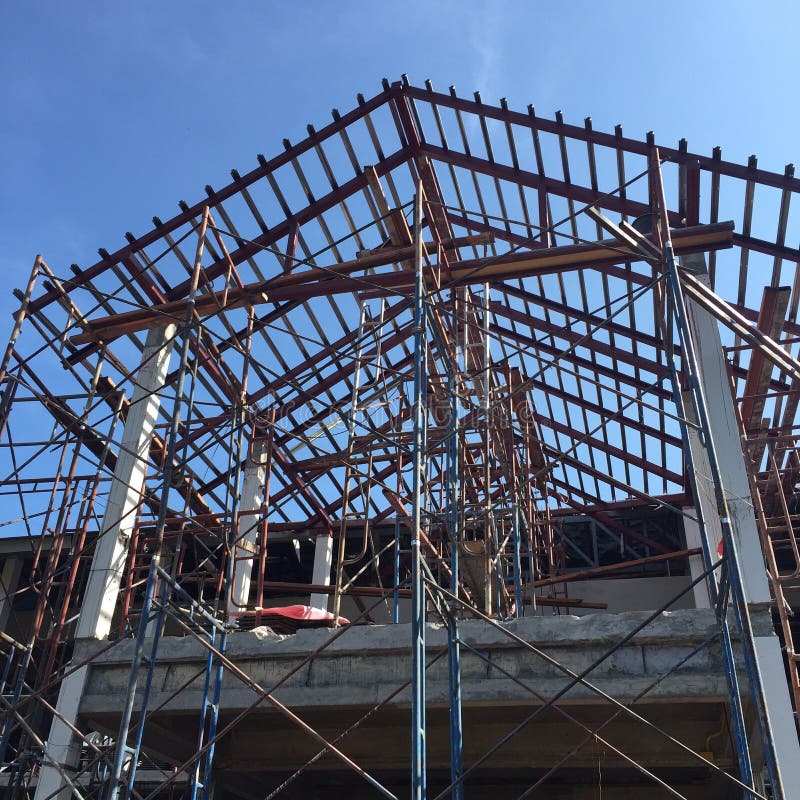 Roof structure stock photo. Image of structure, building - 75535398