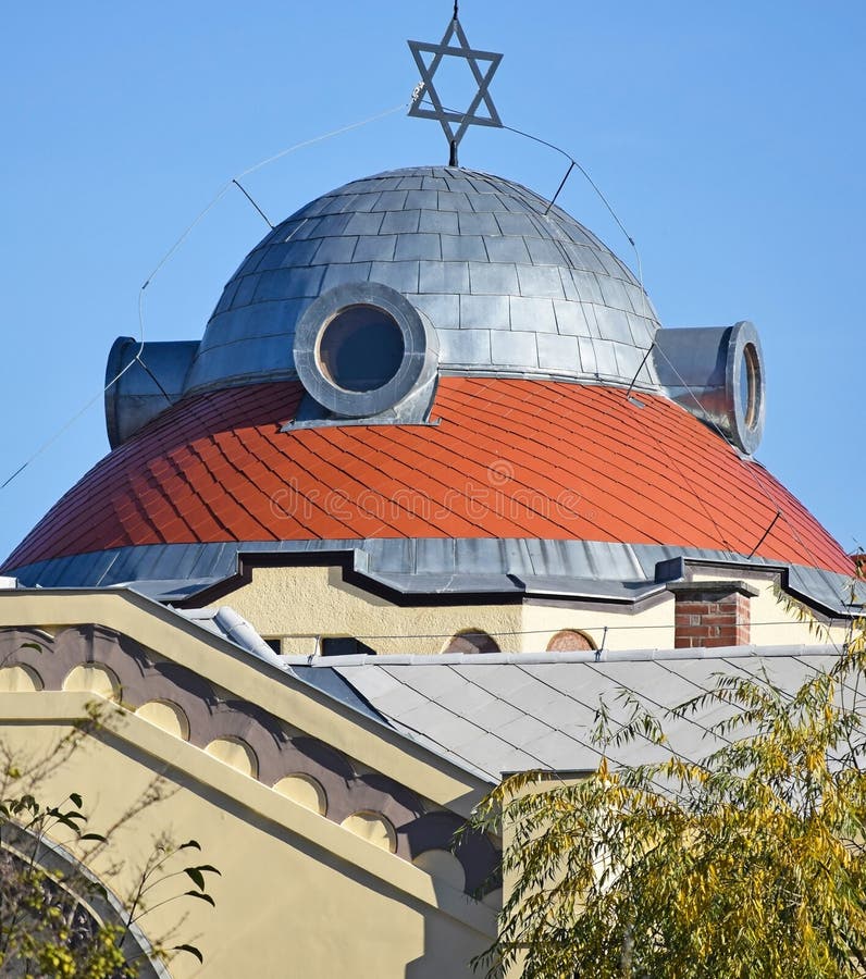 The Roof of the Synagogue and Judaism Symbol Stock Photo - Image of ...