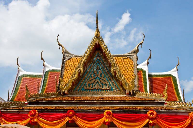 Roof of the temple stock image. Image of religious, religion - 16489075