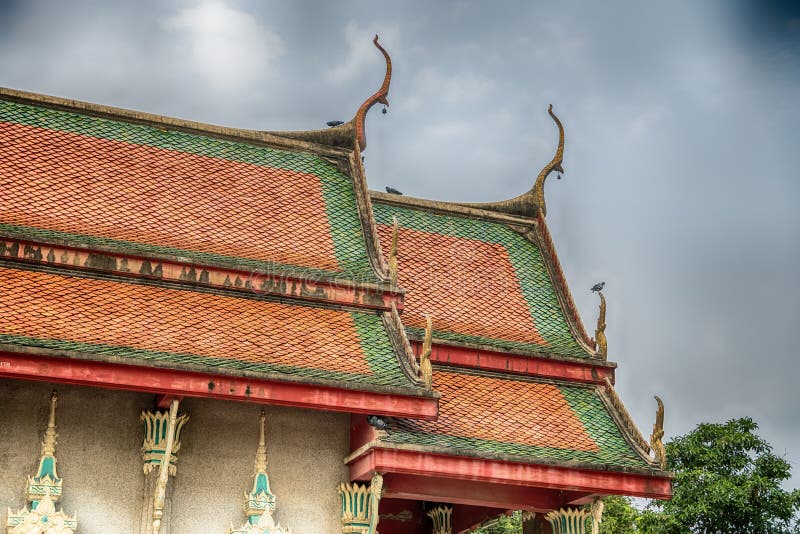 The Roof of Temple in the Marble Temple Stock Image - Image of pray ...