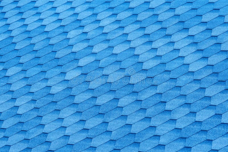 Roof Tile Geometric Style Pattern, Mosaic Blue Abstract Texture, Square ...