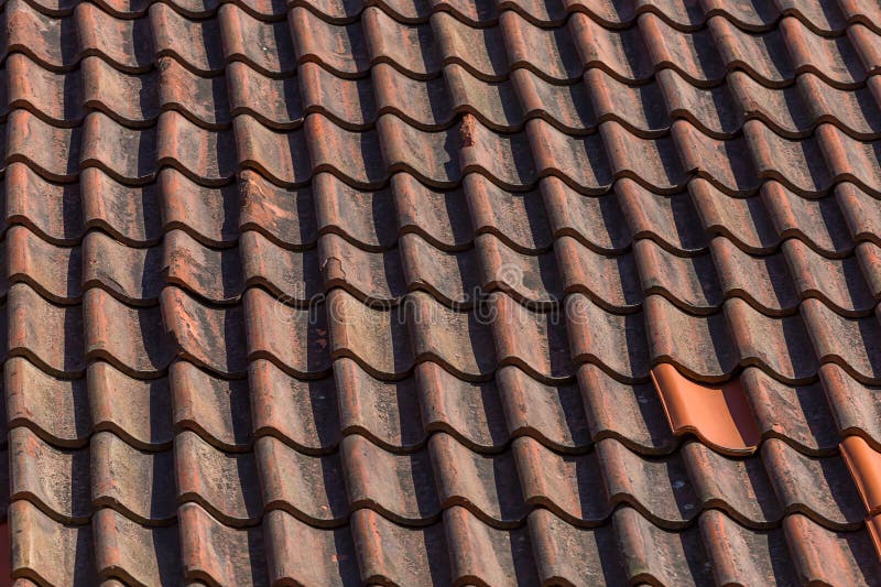 Roof tile pattern stock image. Image of house, background - 278170761