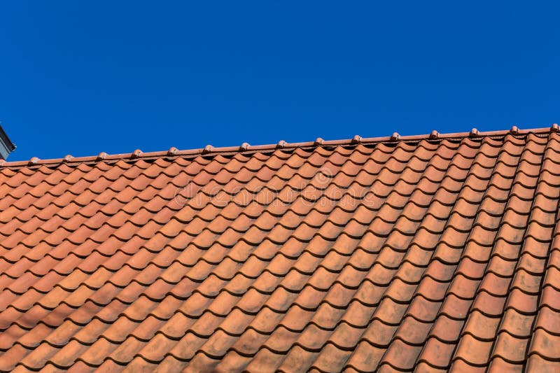 Roof tile pattern stock photo. Image of closeup, classic - 281638434