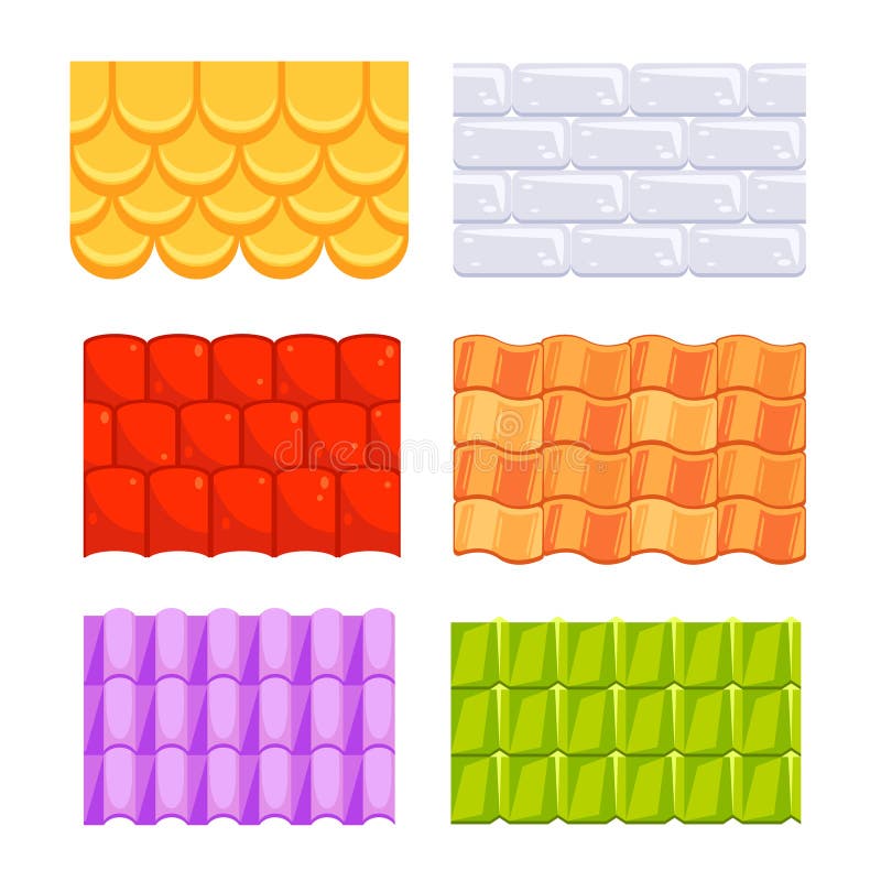 Roof Tile Textures, Materials. Roof Profile Sheets for House or Home ...