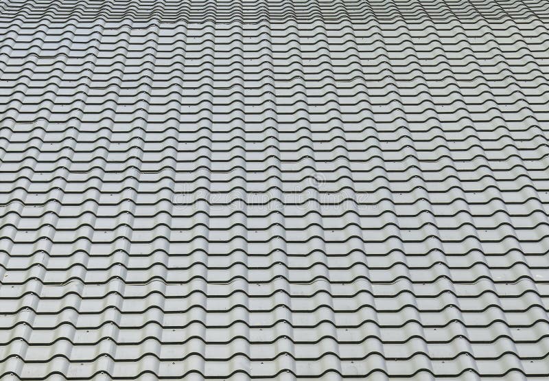 Roof Tiles Surface. Grey Roof Tiles Seamless Patern Stock Photo - Image ...