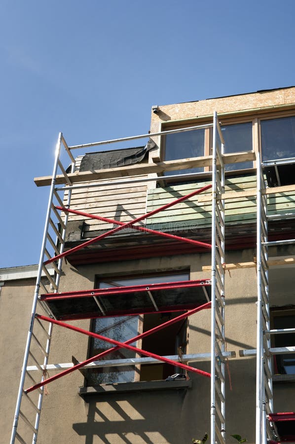 Roof timber frame stock photo. Image of scaffolding, residence - 3788110