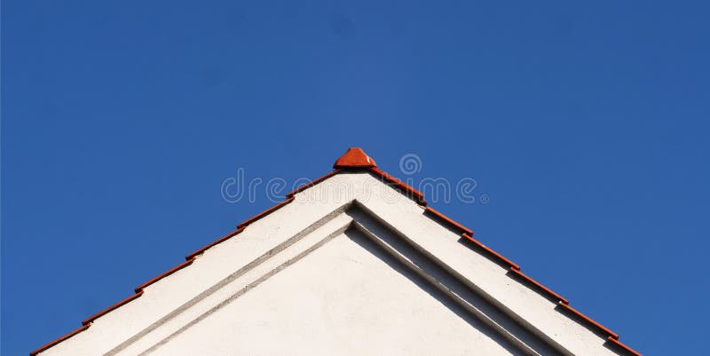 Roof triangle stock photo. Image of iron, architecture - 228482832