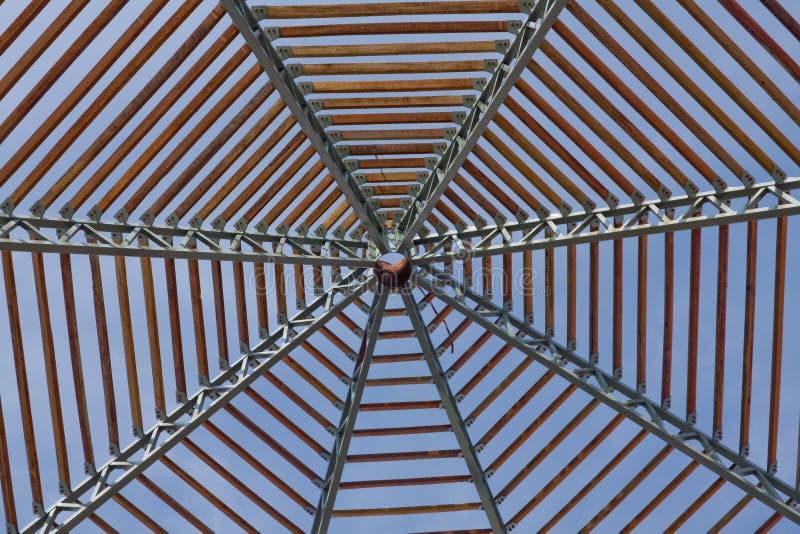 Roof Trusses stock photo. Image of architectural, beams - 13124088