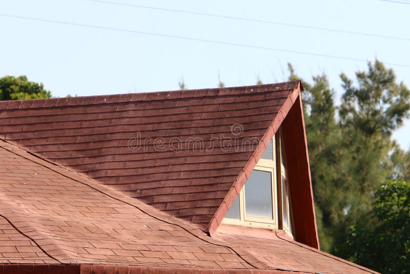 Roof - the Upper Structure of the Building and Structures Stock Image ...