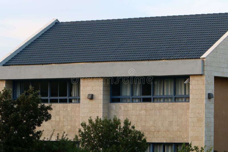 Roof - the Upper Structure of the Building and Structures Stock Image ...