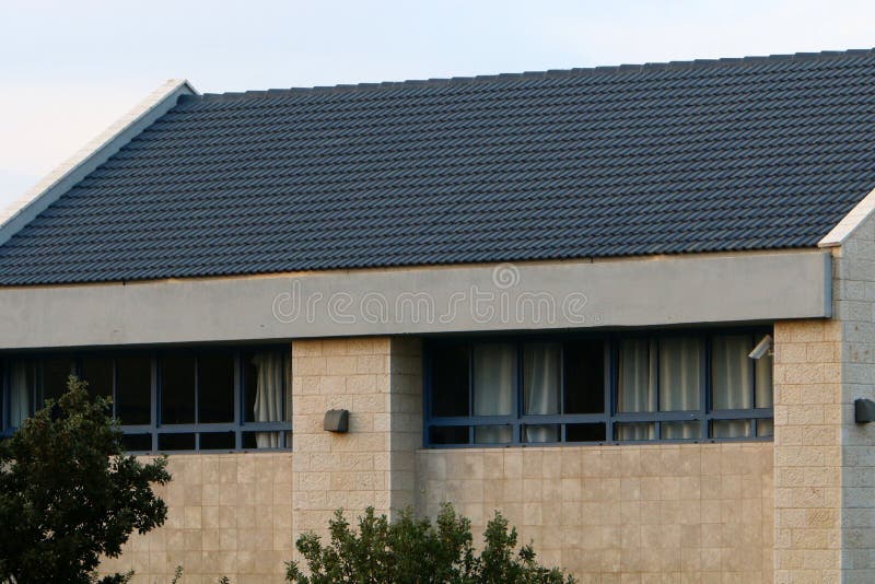 Roof - the Upper Structure of the Building and Structures Stock Photo ...