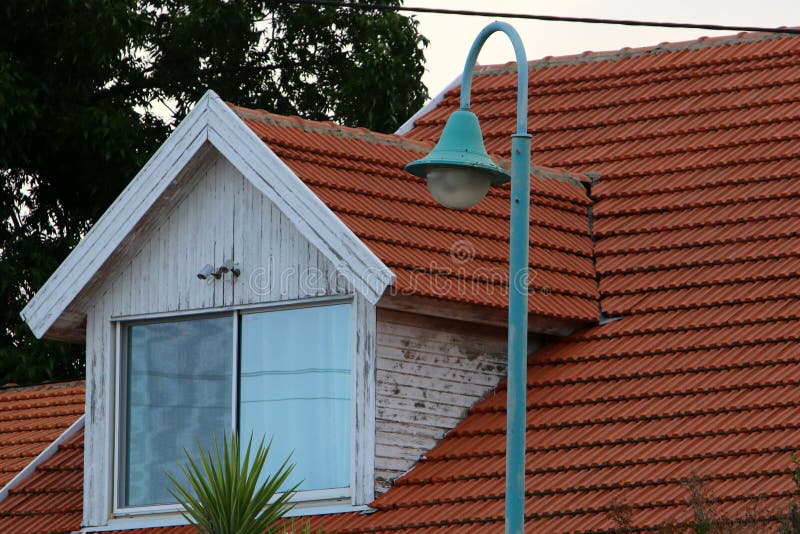 Roof - the Upper Structure of the Building and Structures Stock Photo ...