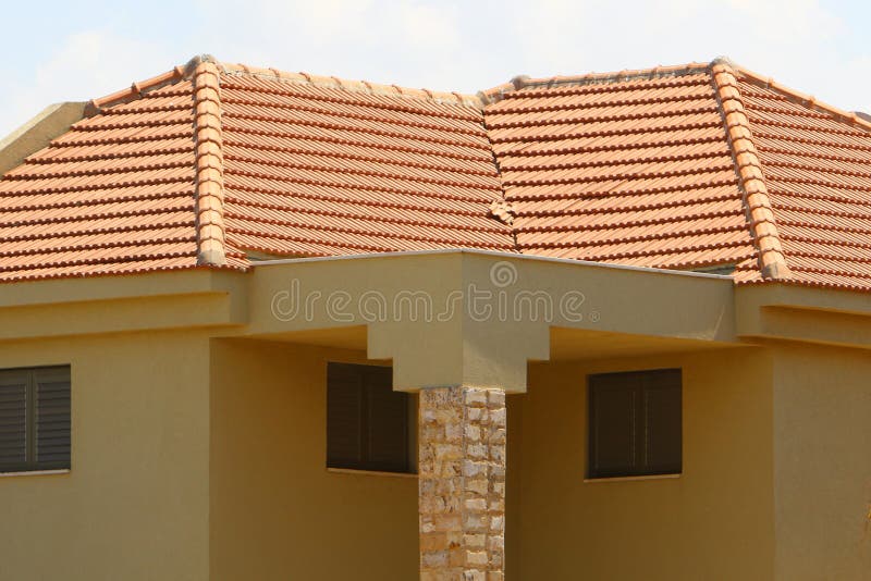 Roof - the Upper Structure of the Building and Structures Stock Image ...