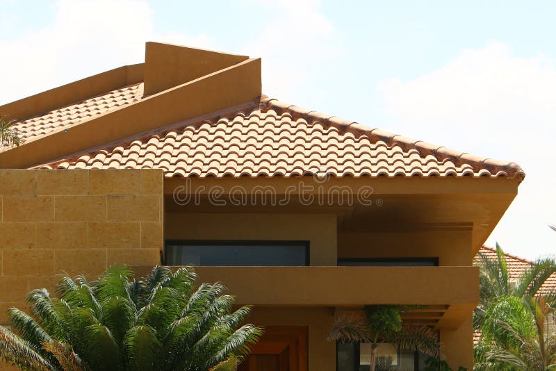 Roof - the Upper Structure of the Building and Structures Stock Photo ...