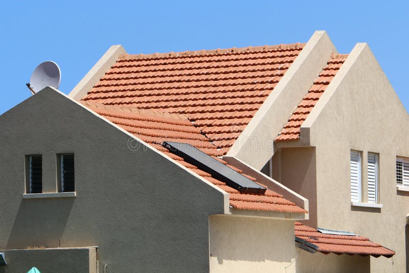 Roof - the Upper Structure of the Building and Structures Stock Image ...