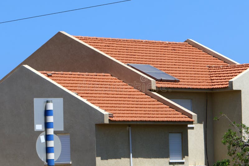 Roof - the Upper Structure of the Building and Structures Stock Photo ...