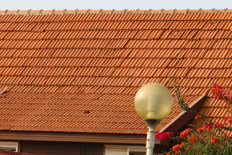 Roof - the Upper Structure of the Building and Structures Stock Image ...