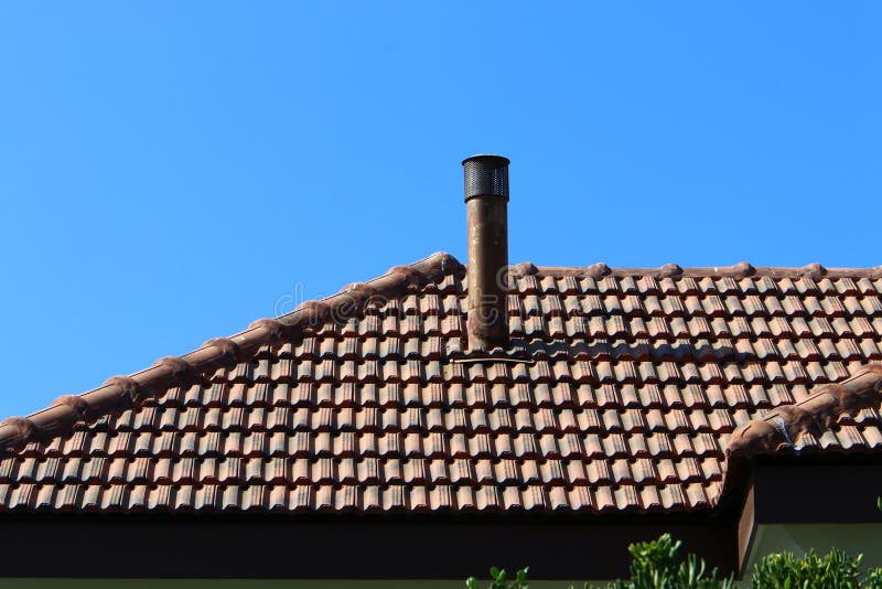 Roof - the Upper Structure of the Building and Structures Stock Image ...