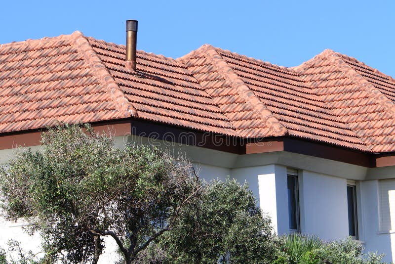Roof - the Upper Structure of the Building and Structures Stock Photo ...