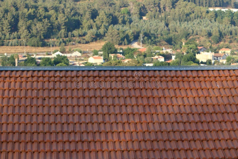 Roof - the Upper Structure of the Building and Structures Stock Photo ...