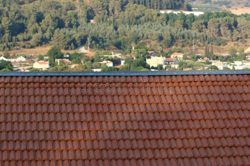 Roof - the Upper Structure of the Building and Structures Stock Photo ...
