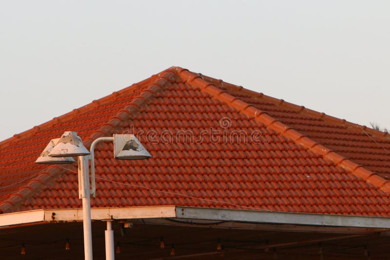 Roof - the Upper Structure of the Building and Structures Stock Image ...